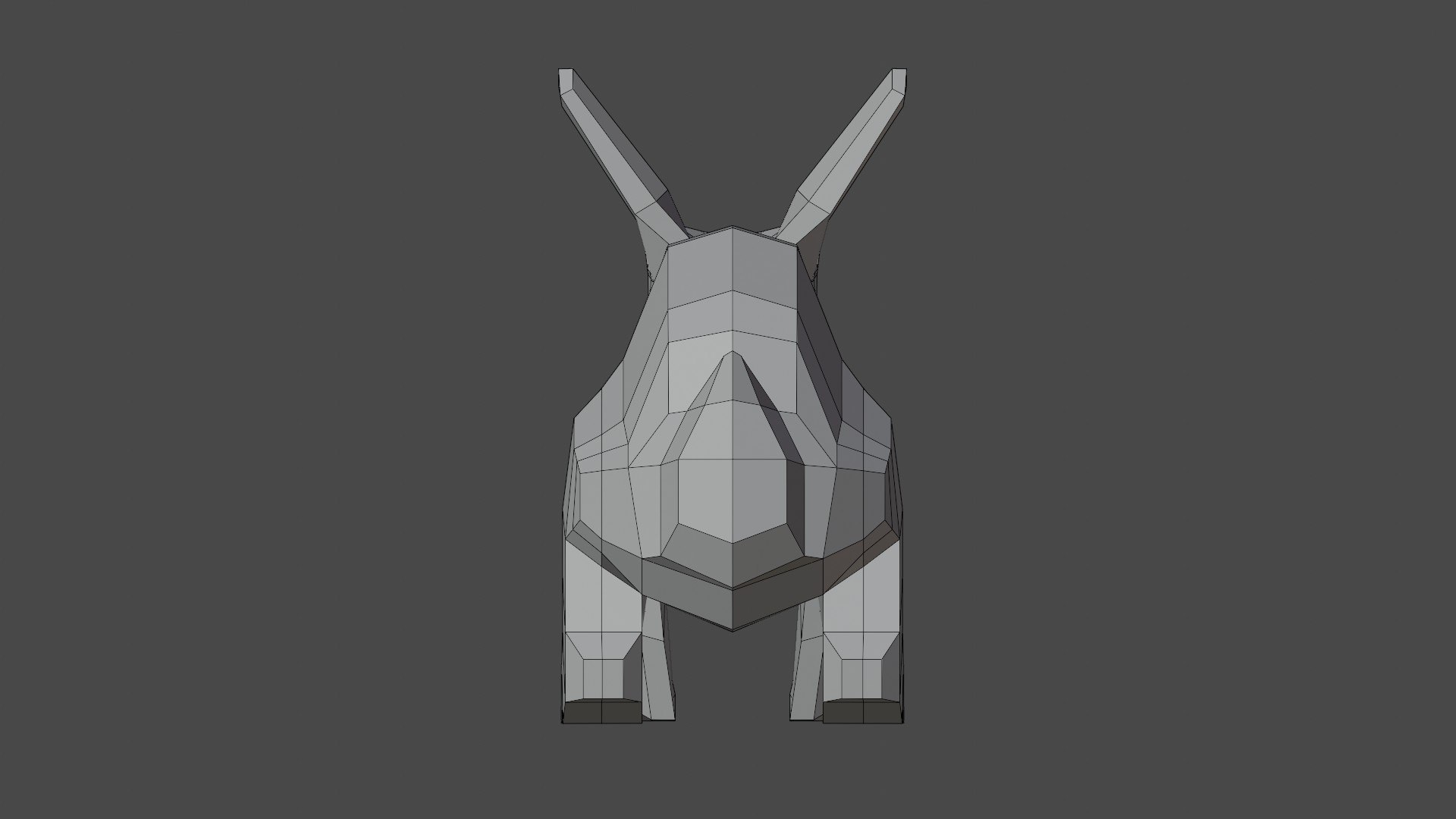 3D The Rabbit Low Poly - TurboSquid 2019744