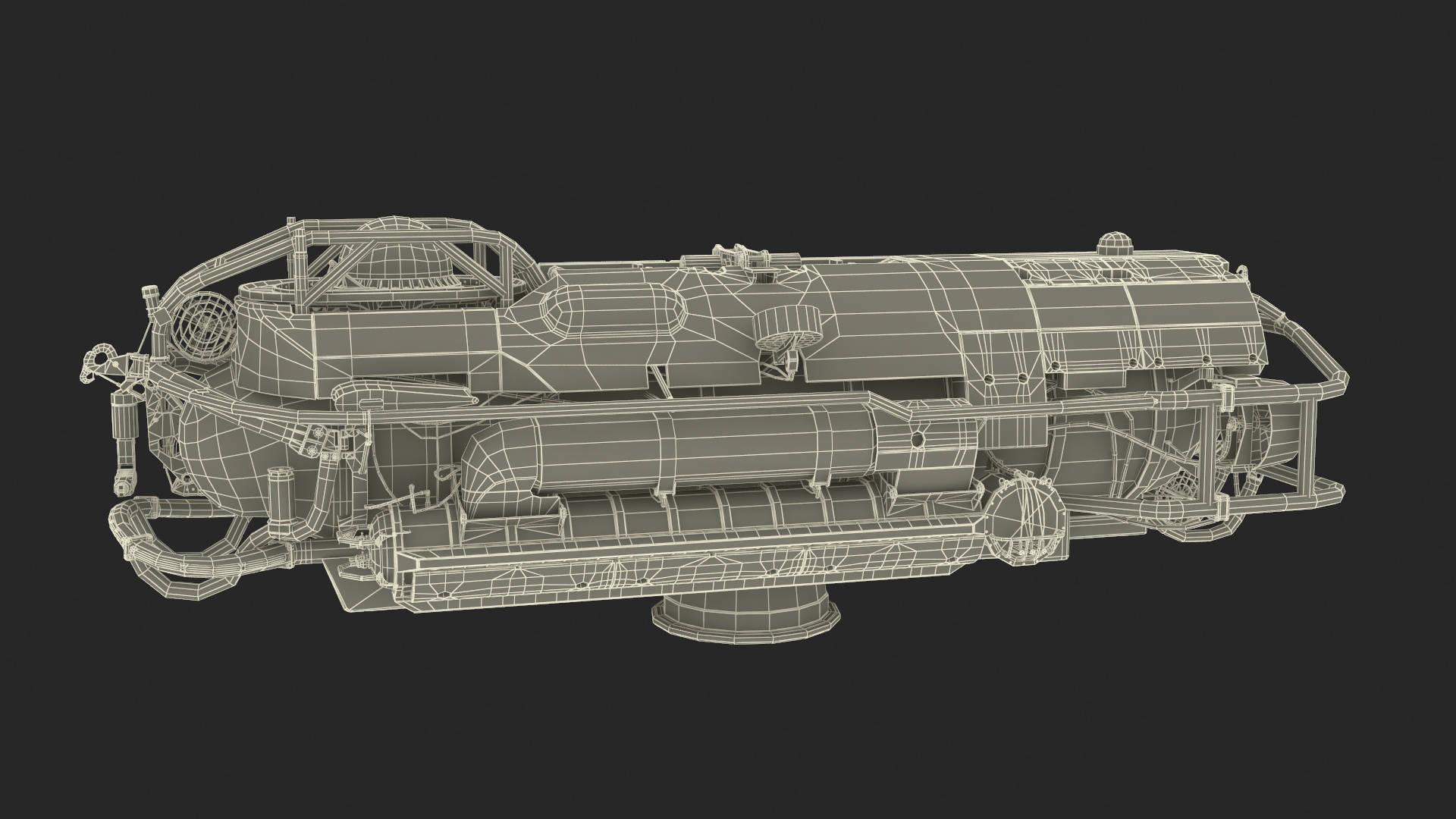 3D Rescue Submarine Orange Model - TurboSquid 2243531