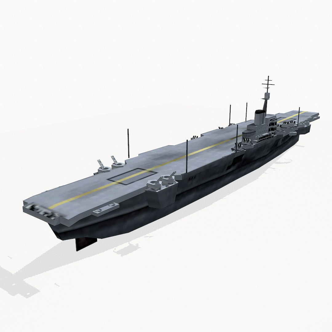 3d Implacable-class Aircraft Carrier Class Model