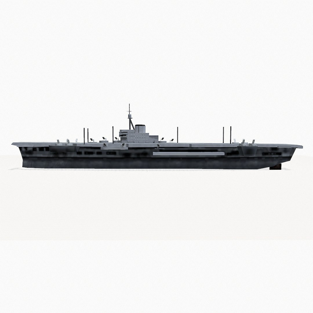 3d Implacable-class Aircraft Carrier Class Model