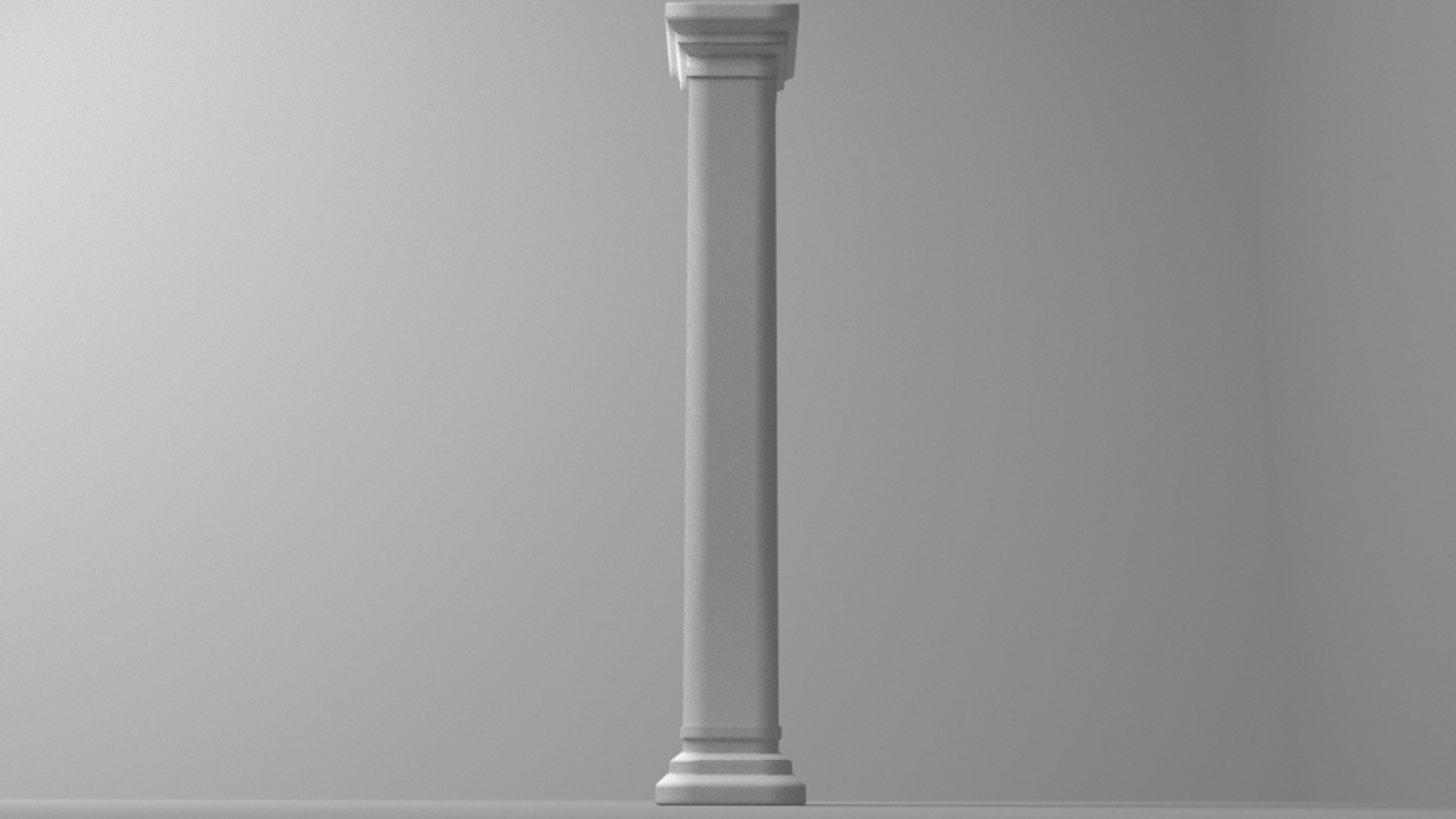 3D Pillar Square 1 - TurboSquid 1572712
