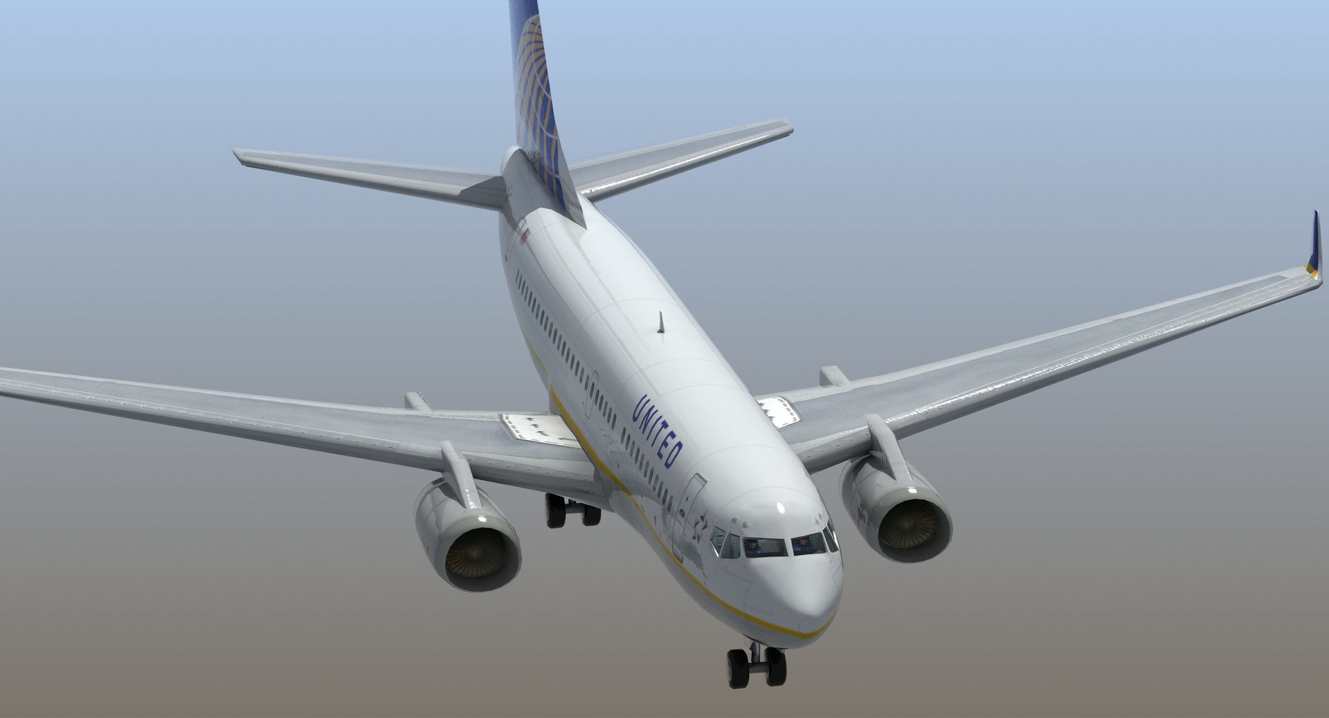 3D boeing 737-700 airliner united - TurboSquid 1259611