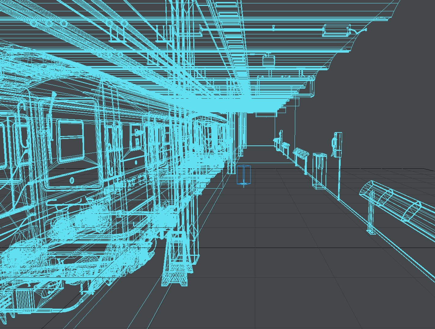 Subway Scene Lightwave 3D Model - TurboSquid 1431682