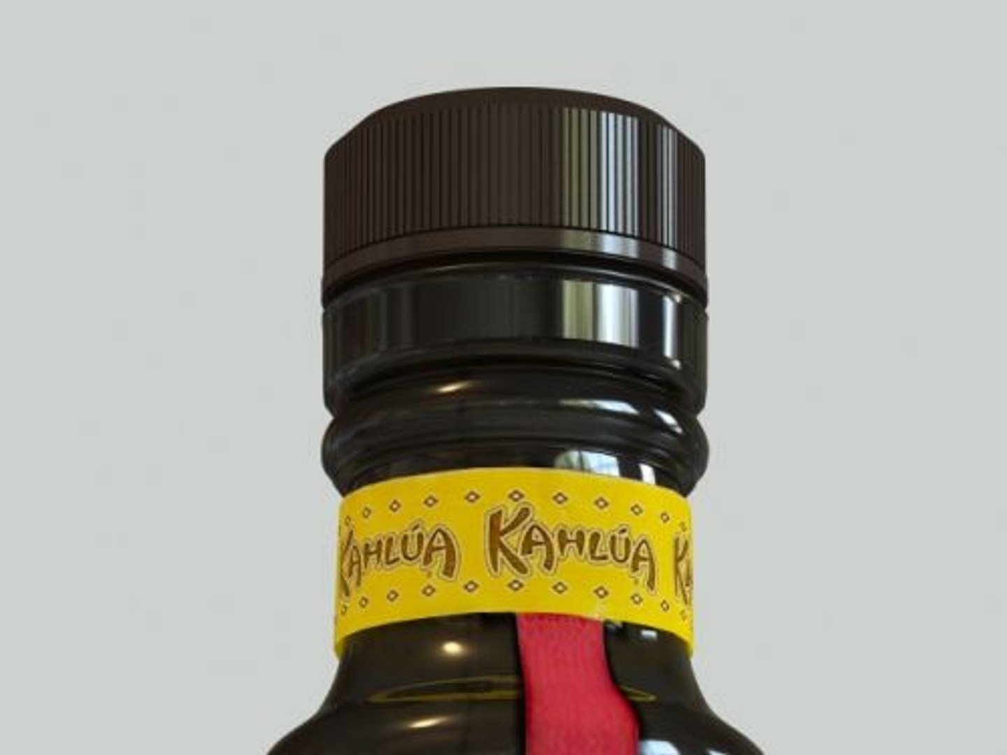3d Model Kahlua Liquor Bottle