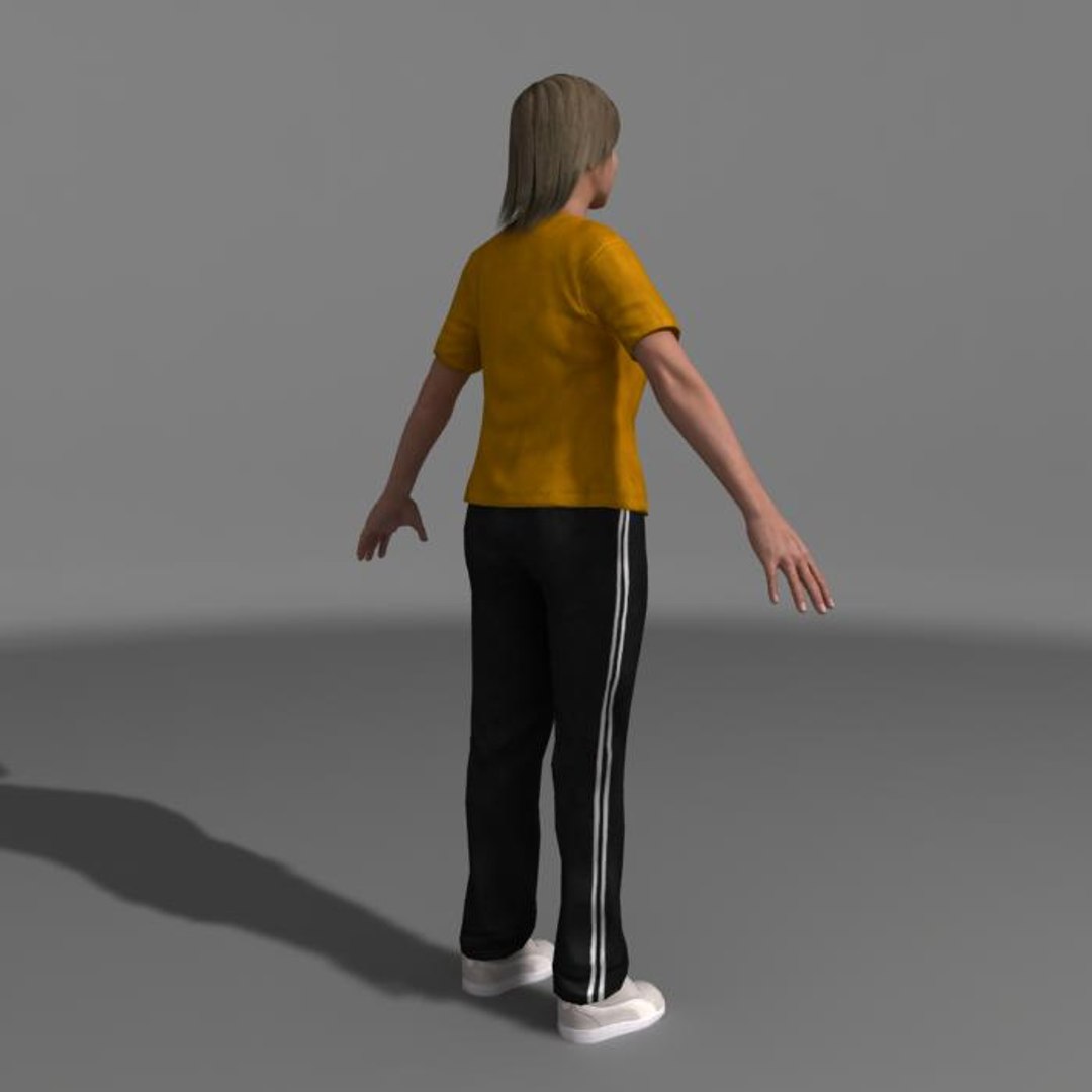 games rigging 3d model
