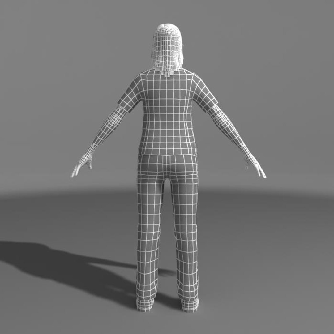games rigging 3d model