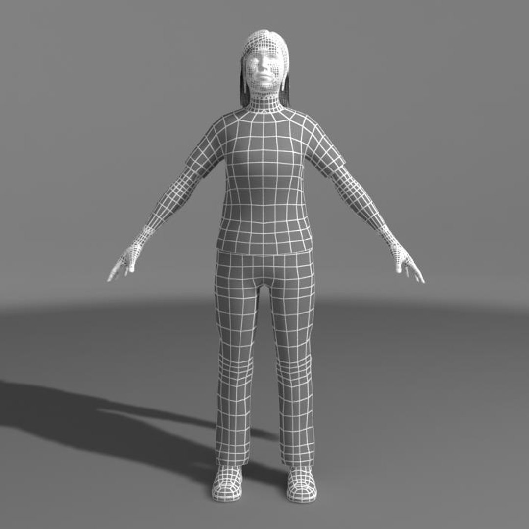 games rigging 3d model