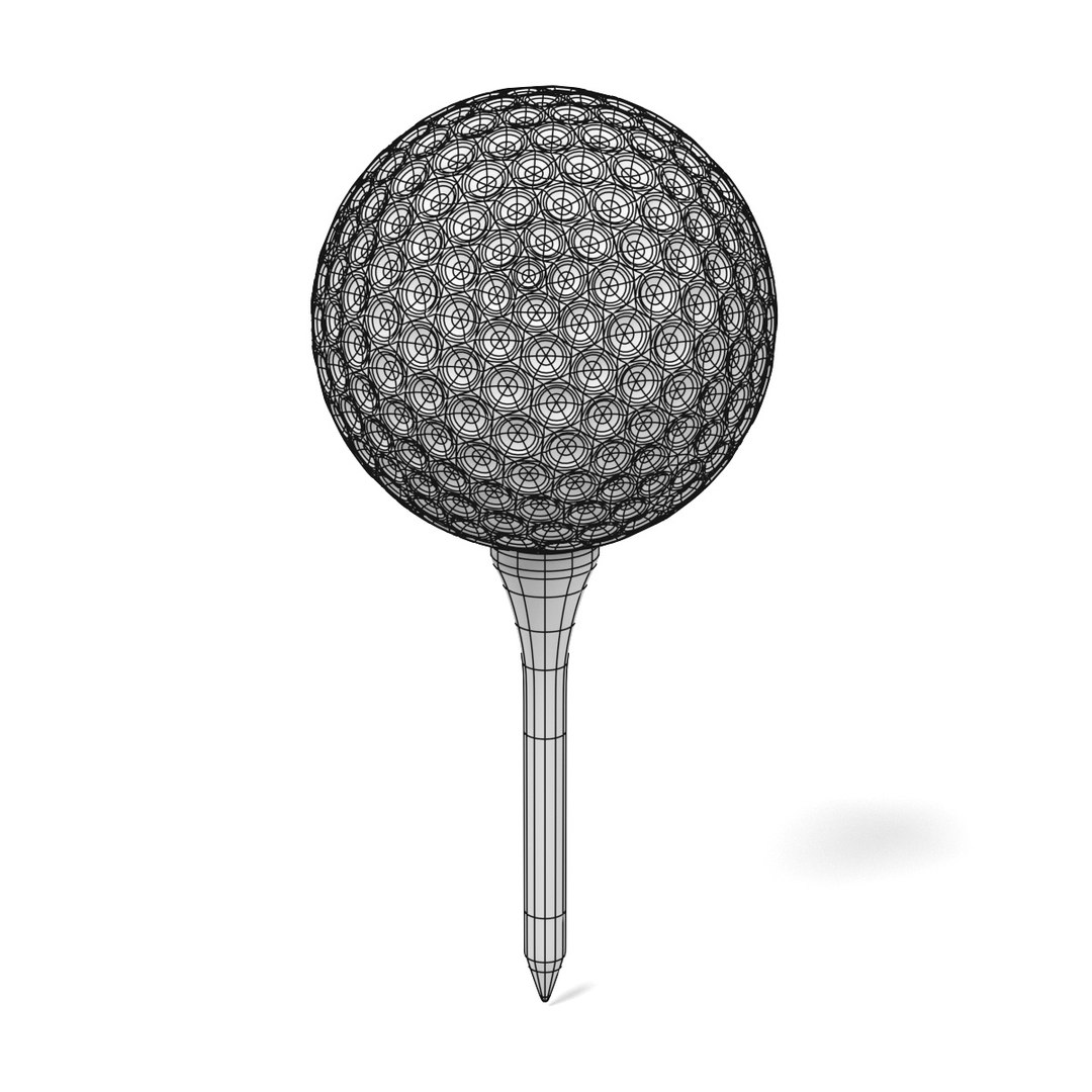 3d model golf ball