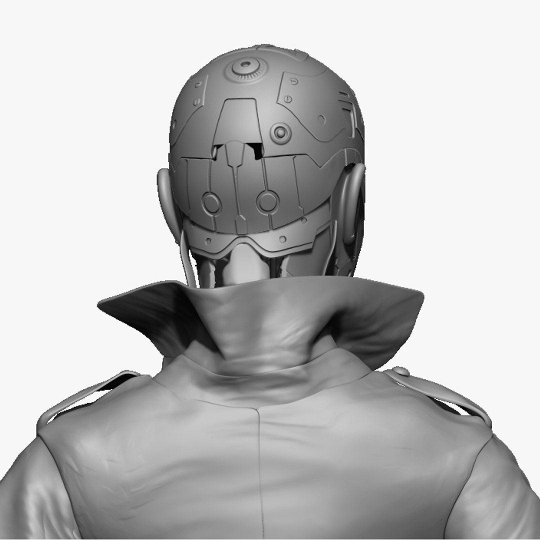 Woman Cyborg Zbrush 3d Obj