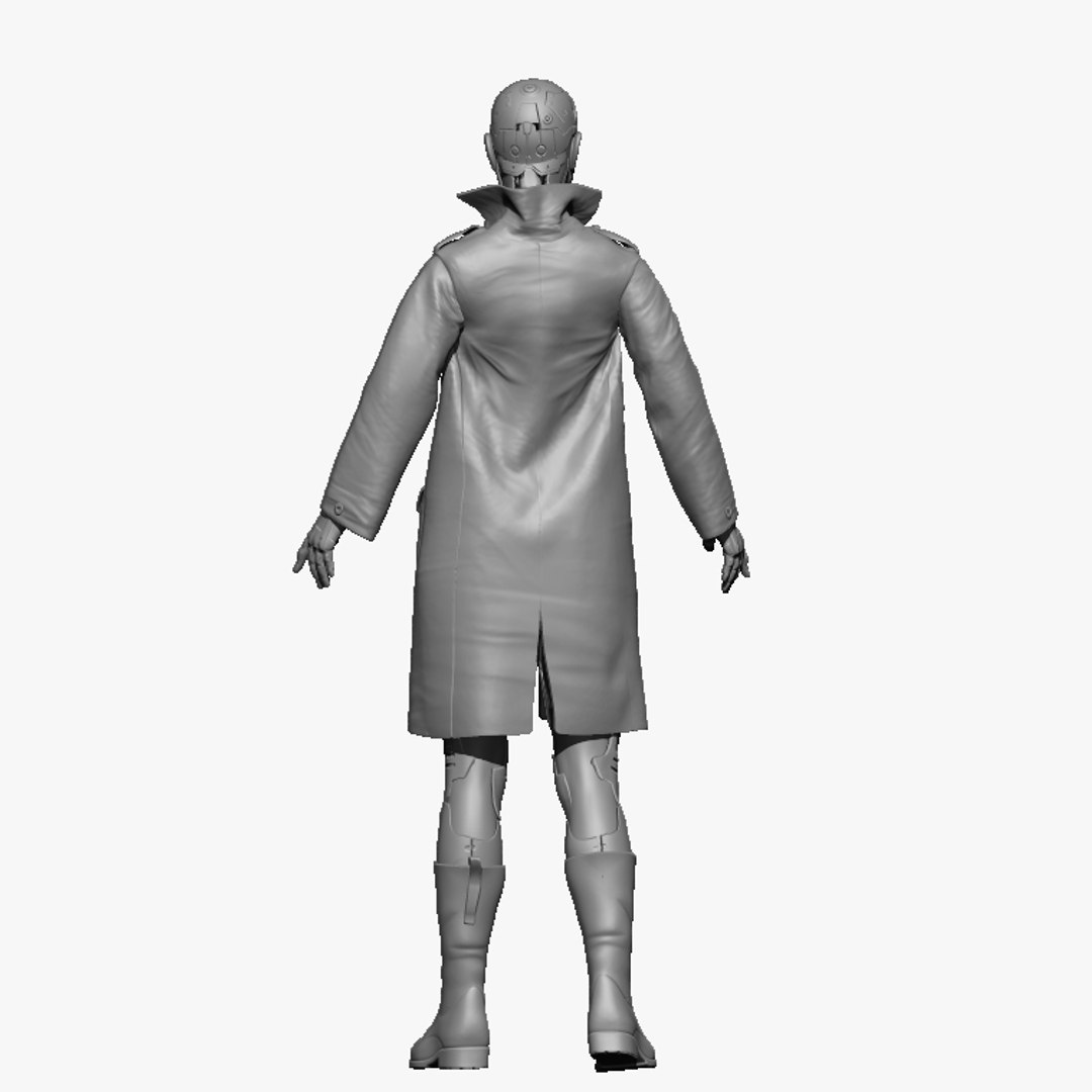 Woman Cyborg Zbrush 3d Obj