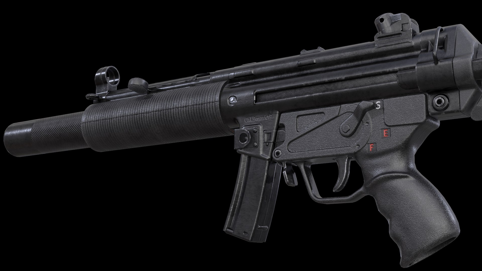 3D MP5A3 MP5SD3 With Upgrades Game Ready - TurboSquid 2339925