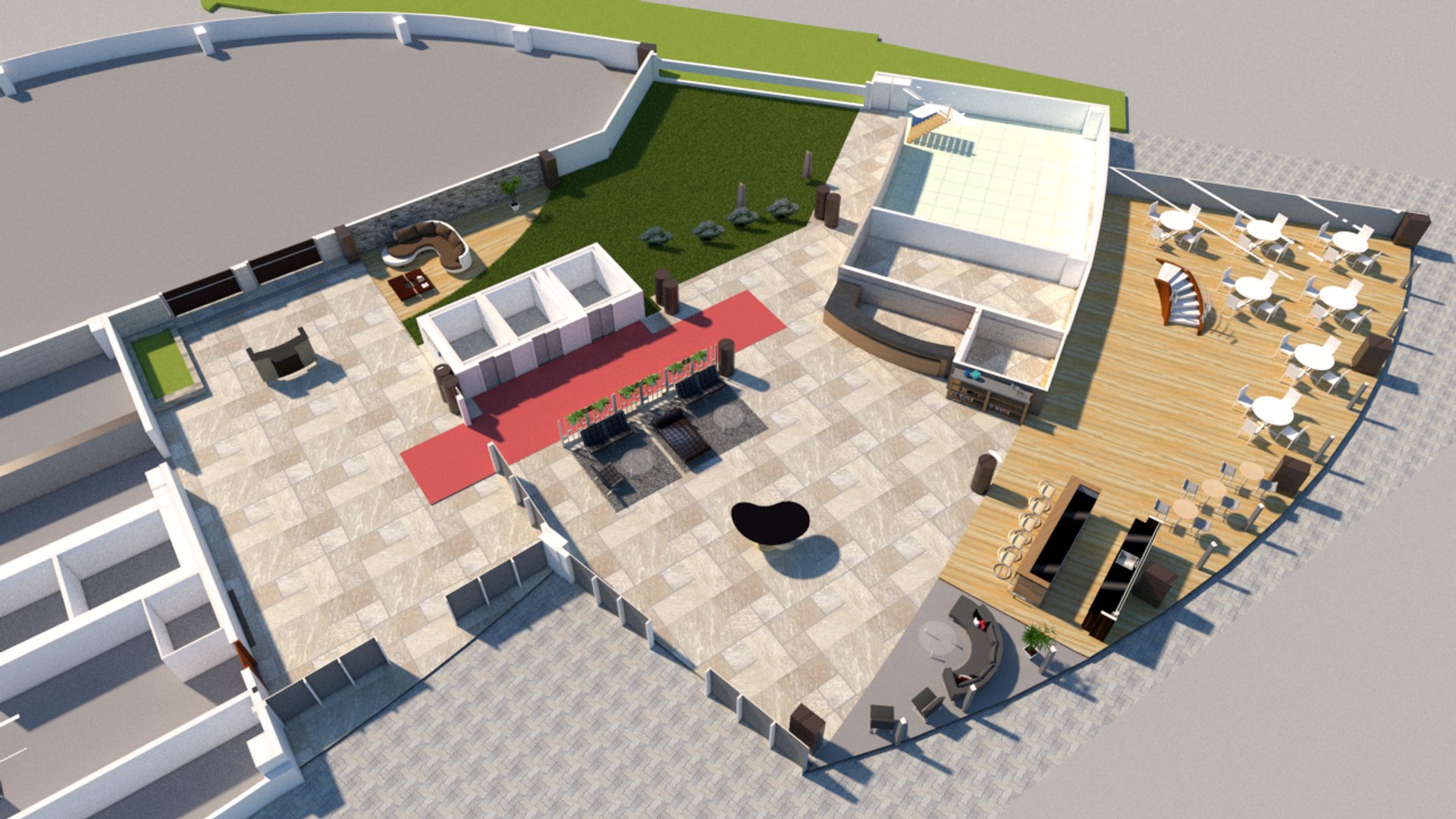 Interior design hotel lobby 3D model - TurboSquid 1265121