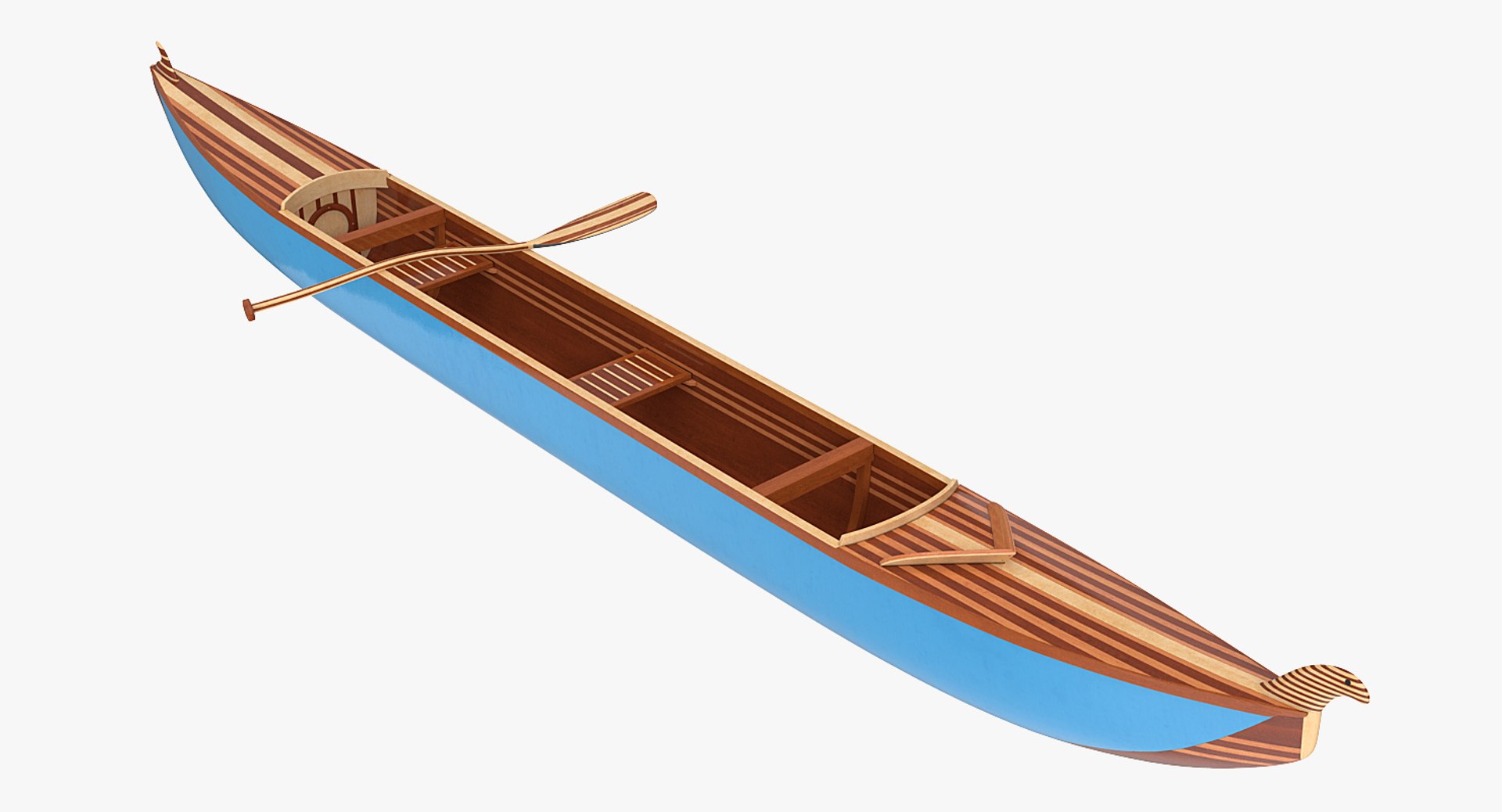 3D Canoe Paddle Model - TurboSquid 1277914