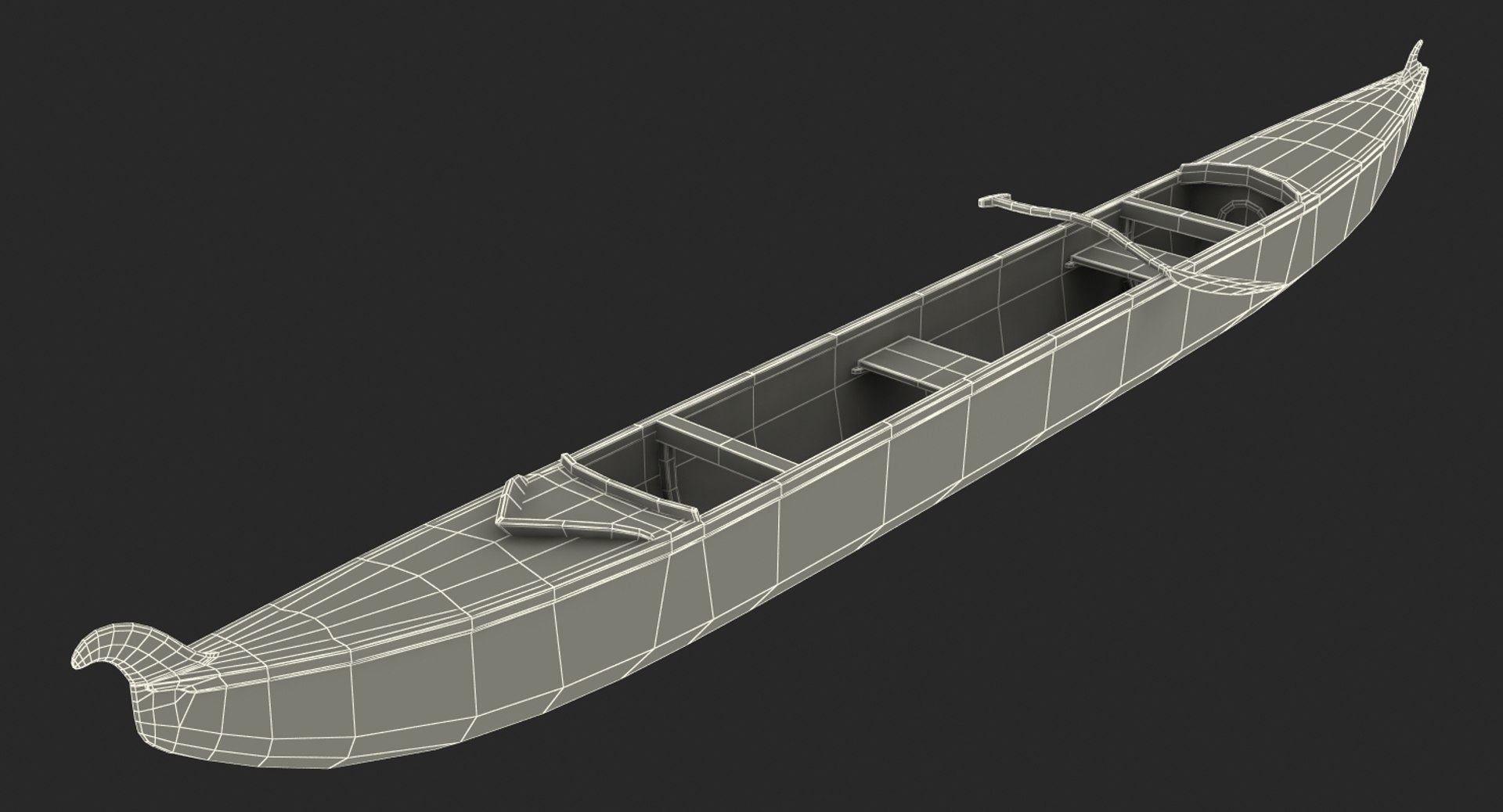 3D Canoe Paddle Model - TurboSquid 1277914