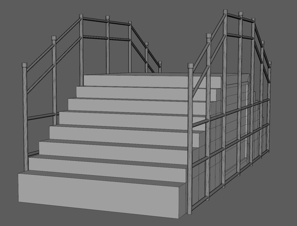 Free stair old classic 3D model - TurboSquid 1241962