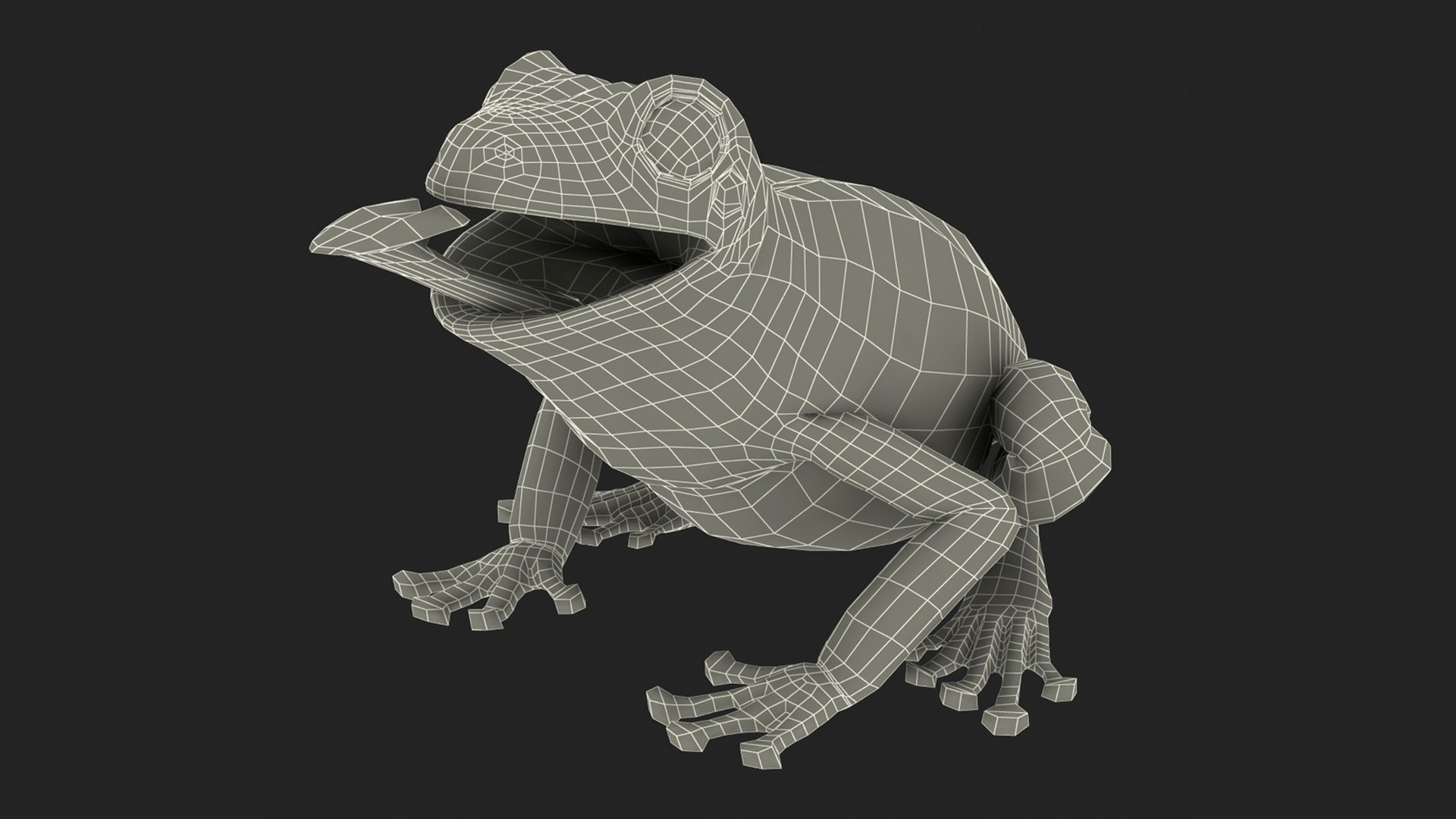 3D Realistic Australian Green Frog Rigged For Cinema 4D - TurboSquid ...