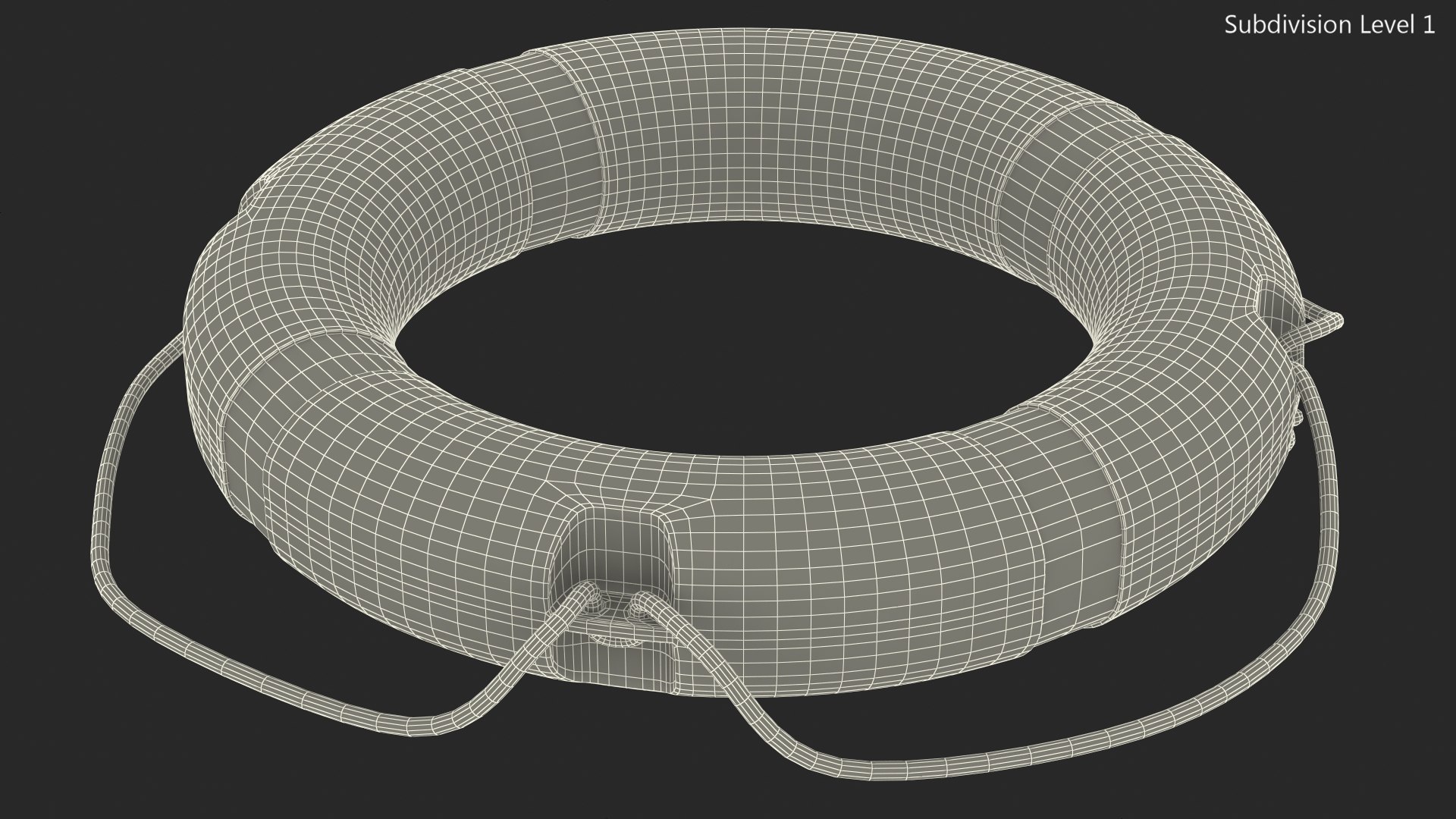 3D model Lifebuoy Blue - TurboSquid 1908769