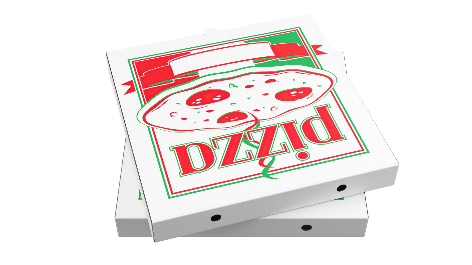 Pizza Box 3D model - TurboSquid 2168066
