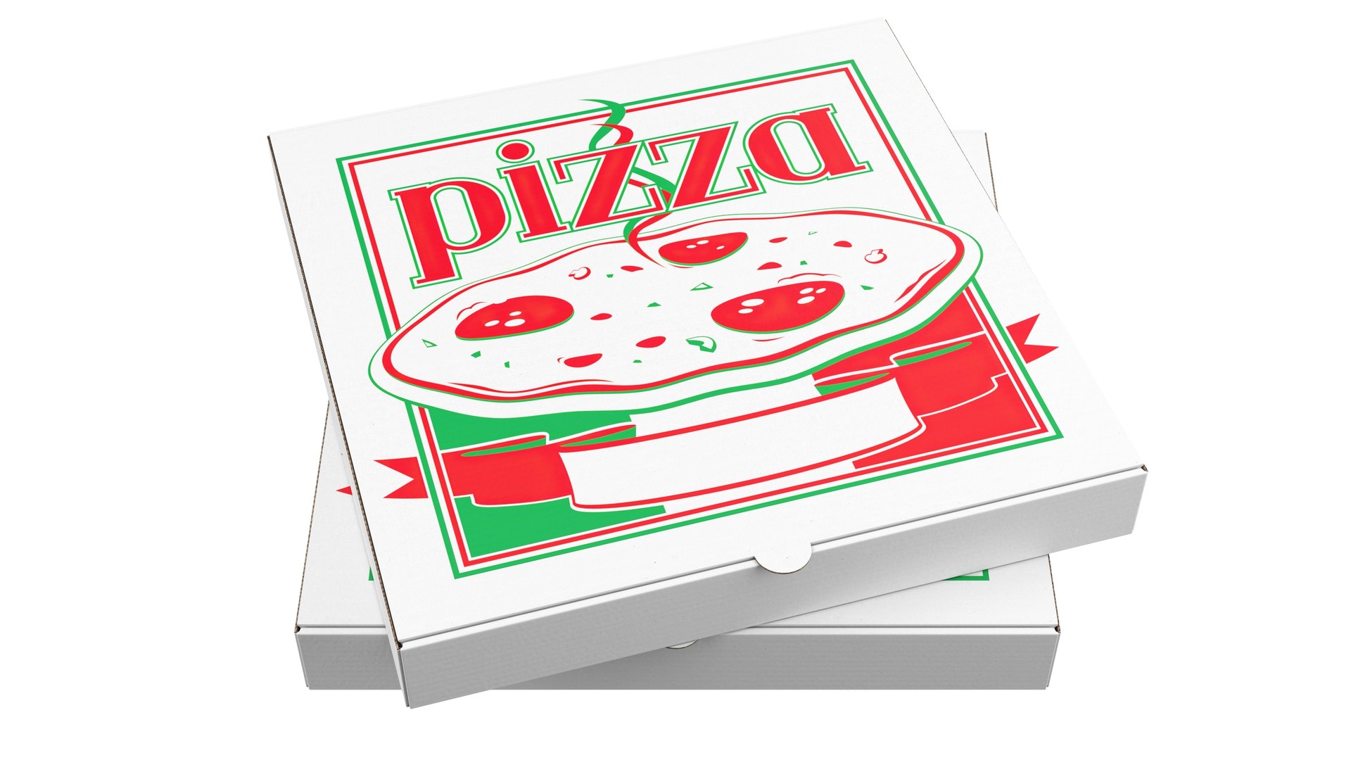 Pizza Box 3D model - TurboSquid 2168066