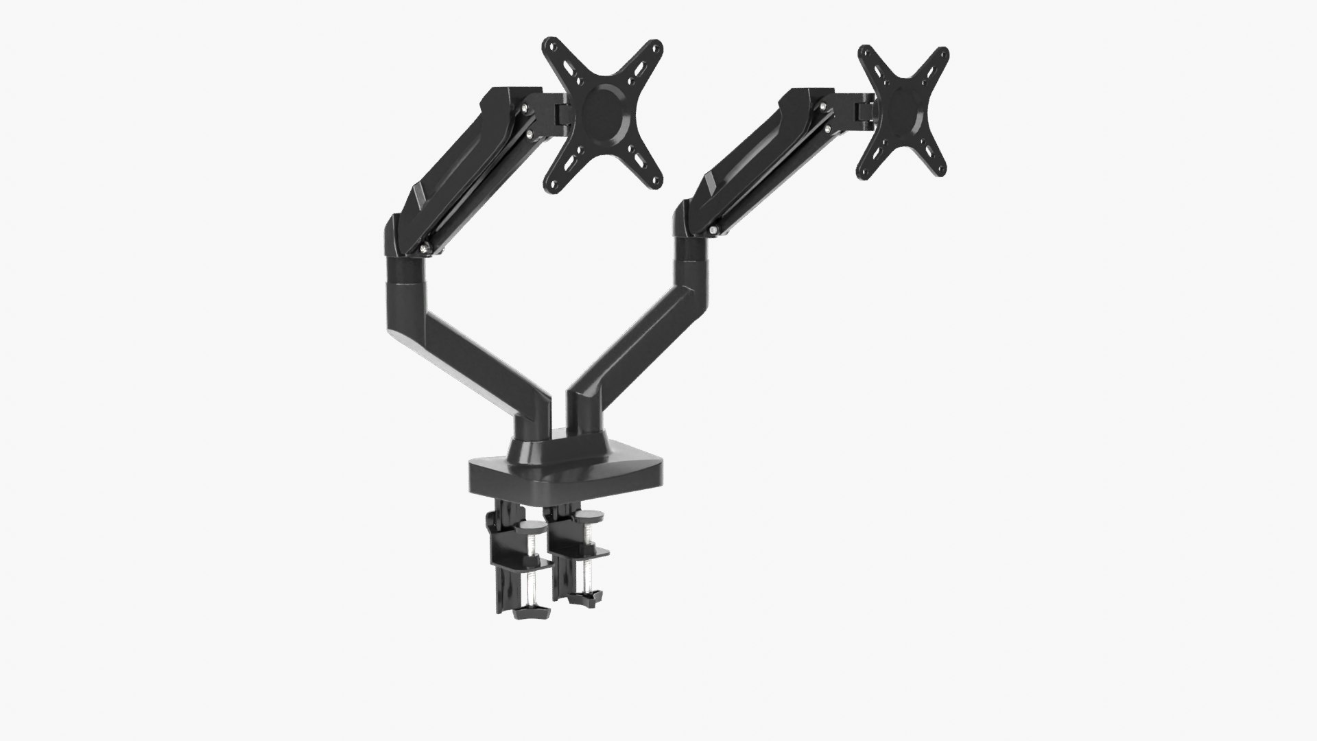 3D Model Dual Monitor Stand - TurboSquid 2124872