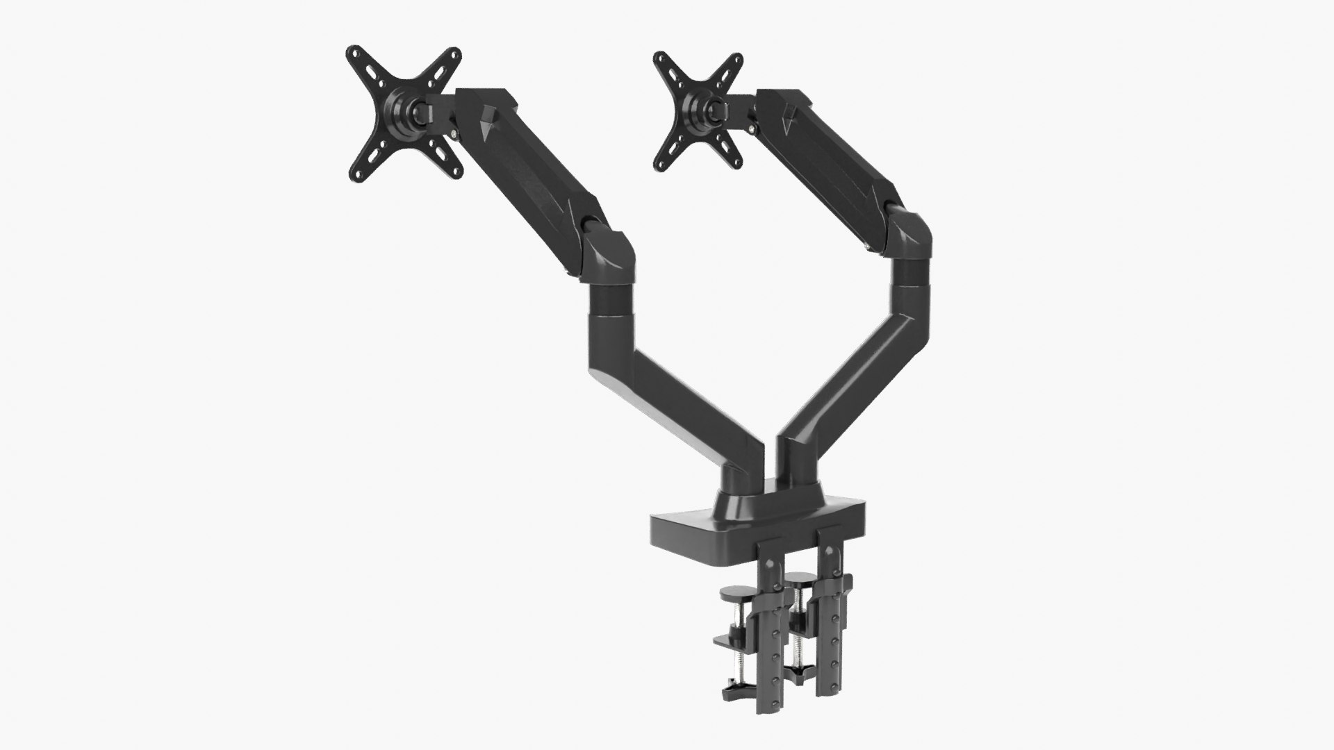 3D Model Dual Monitor Stand - TurboSquid 2124872