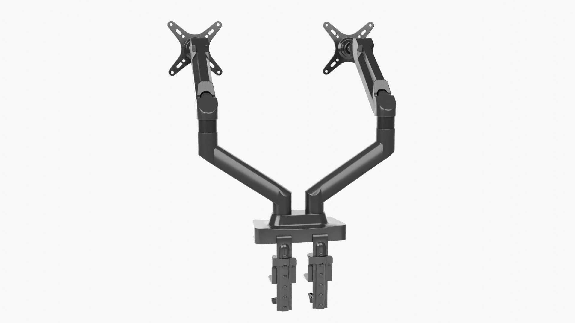 3D Model Dual Monitor Stand - TurboSquid 2124872