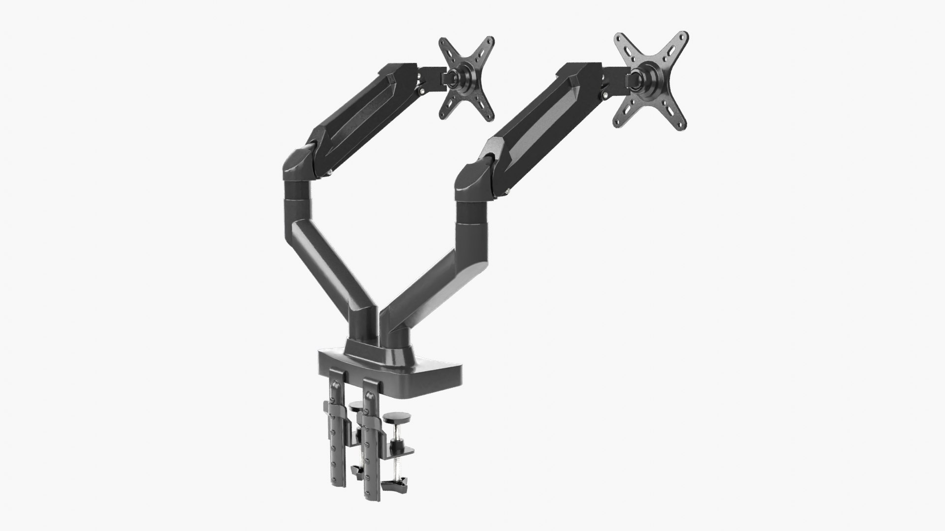 3D Model Dual Monitor Stand - TurboSquid 2124872