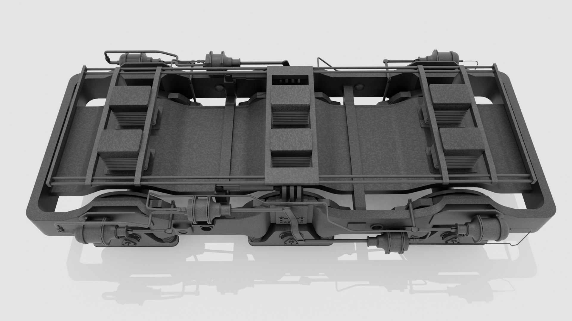 Railway Bogie 3D Model - TurboSquid 1879301