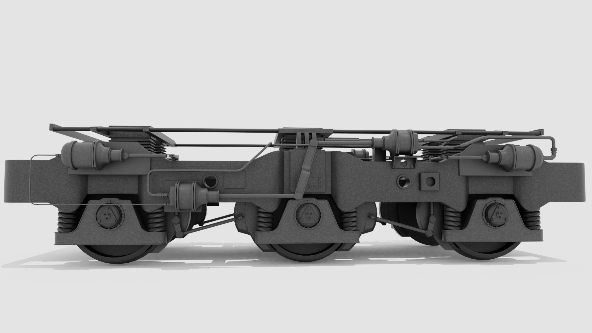 Railway Bogie 3D Model - TurboSquid 1879301