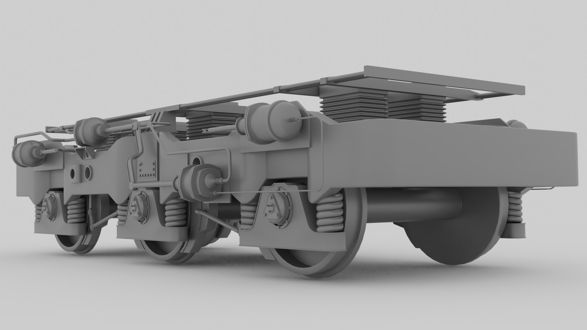 Railway Bogie 3D Model - TurboSquid 1879301