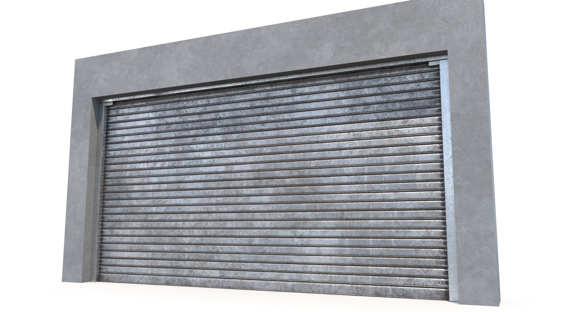 3D electric rolling shutter - TurboSquid 1420173