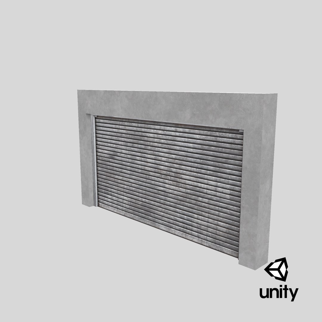 3D electric rolling shutter - TurboSquid 1420173