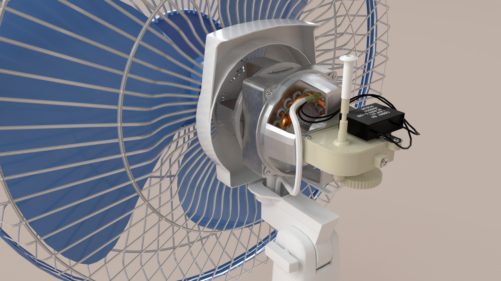 3D Table fan-Low Polly 3D Model - TurboSquid 1803924