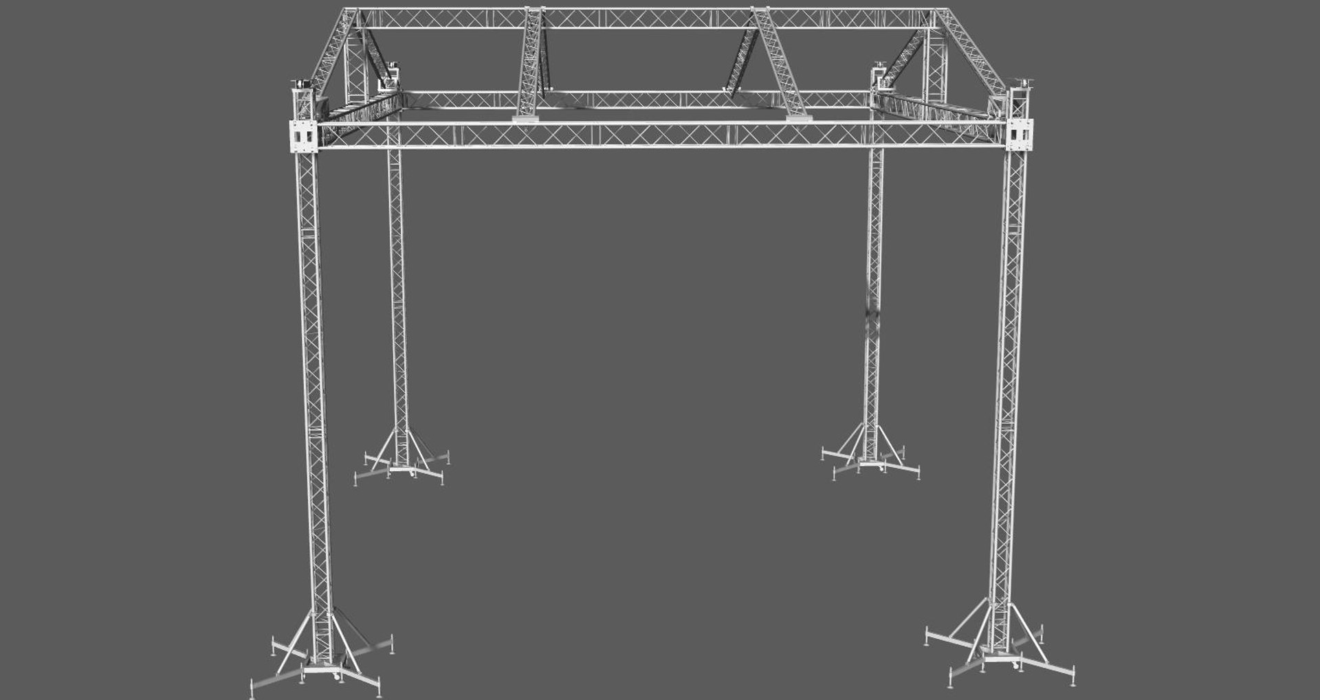 Prolyte mpt 12x10 roof 3D model - TurboSquid 1366381