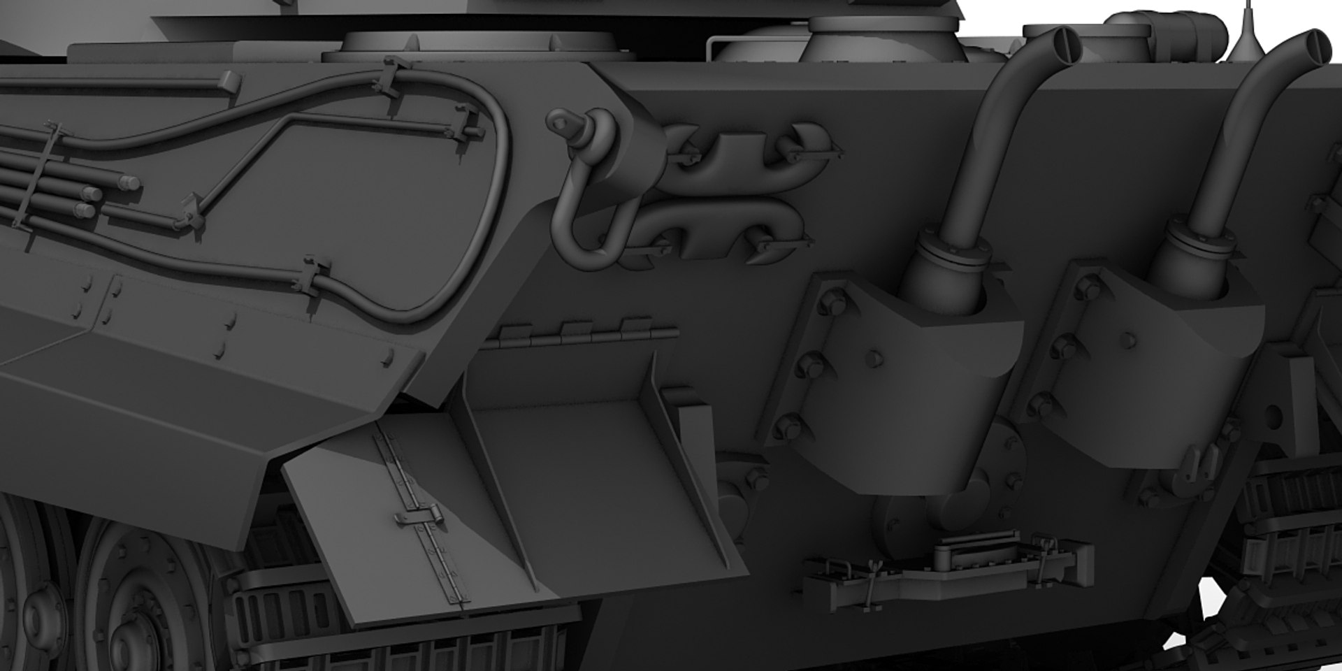 German Tank 3d Model