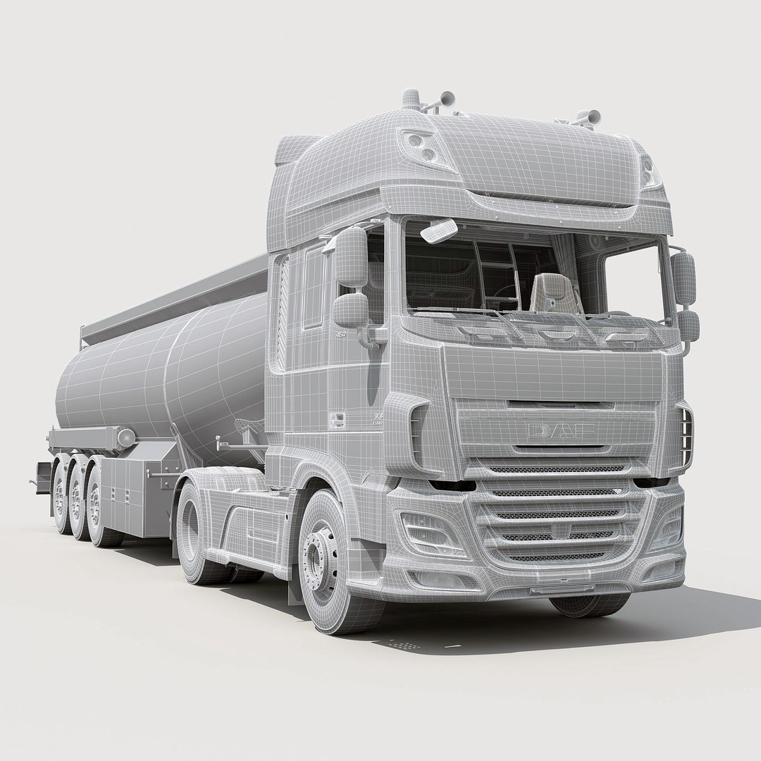 daf xf 3d max