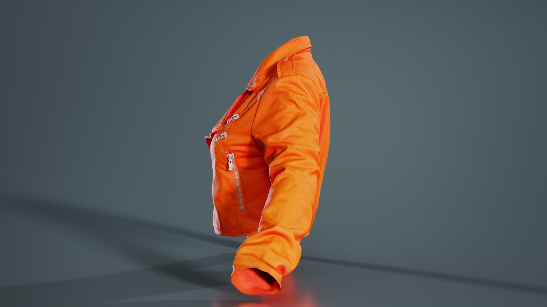 Flash Zipper Jacket Remastered 3D Model - TurboSquid 2361391