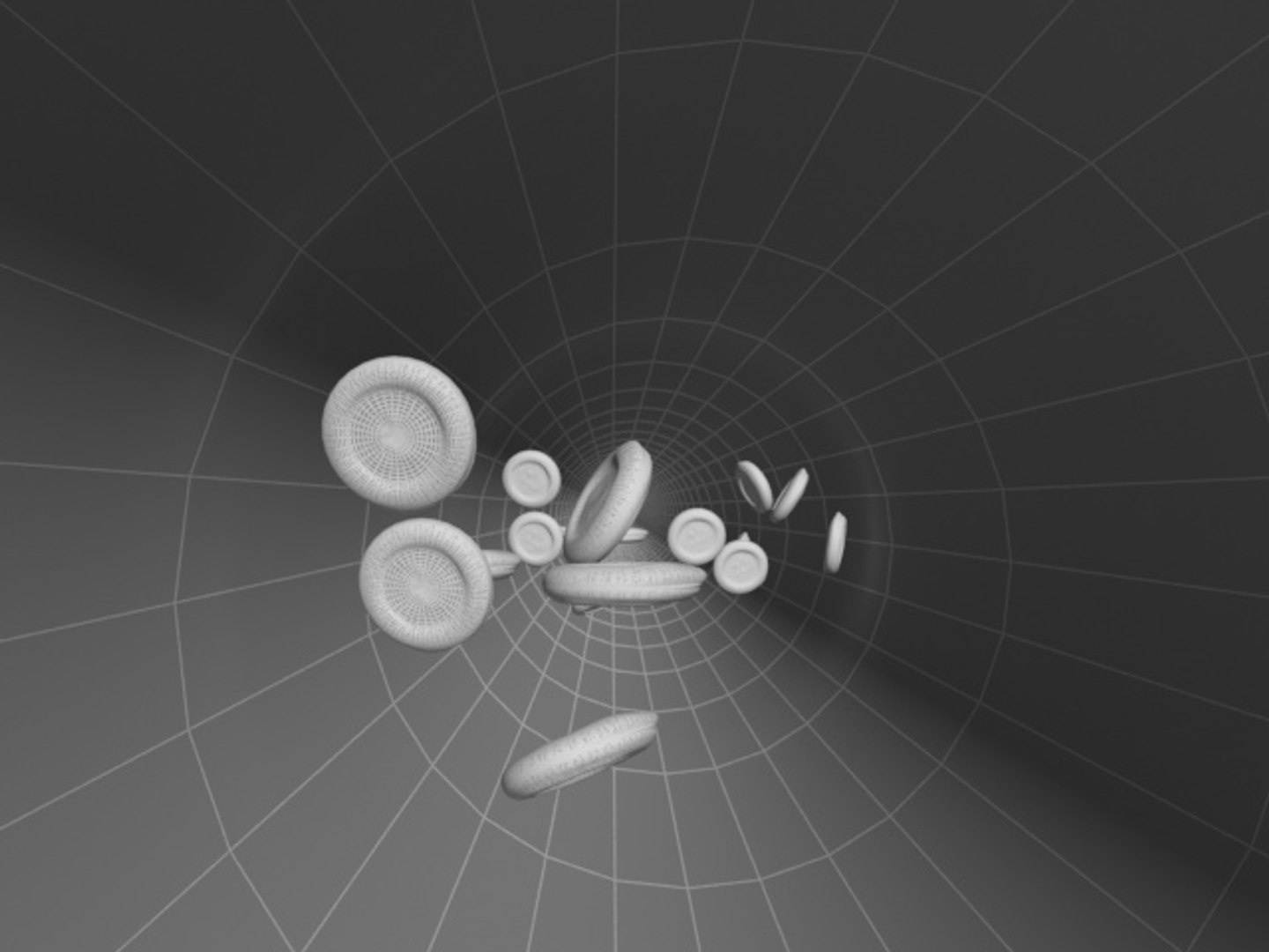3d Red Blood Cells Model