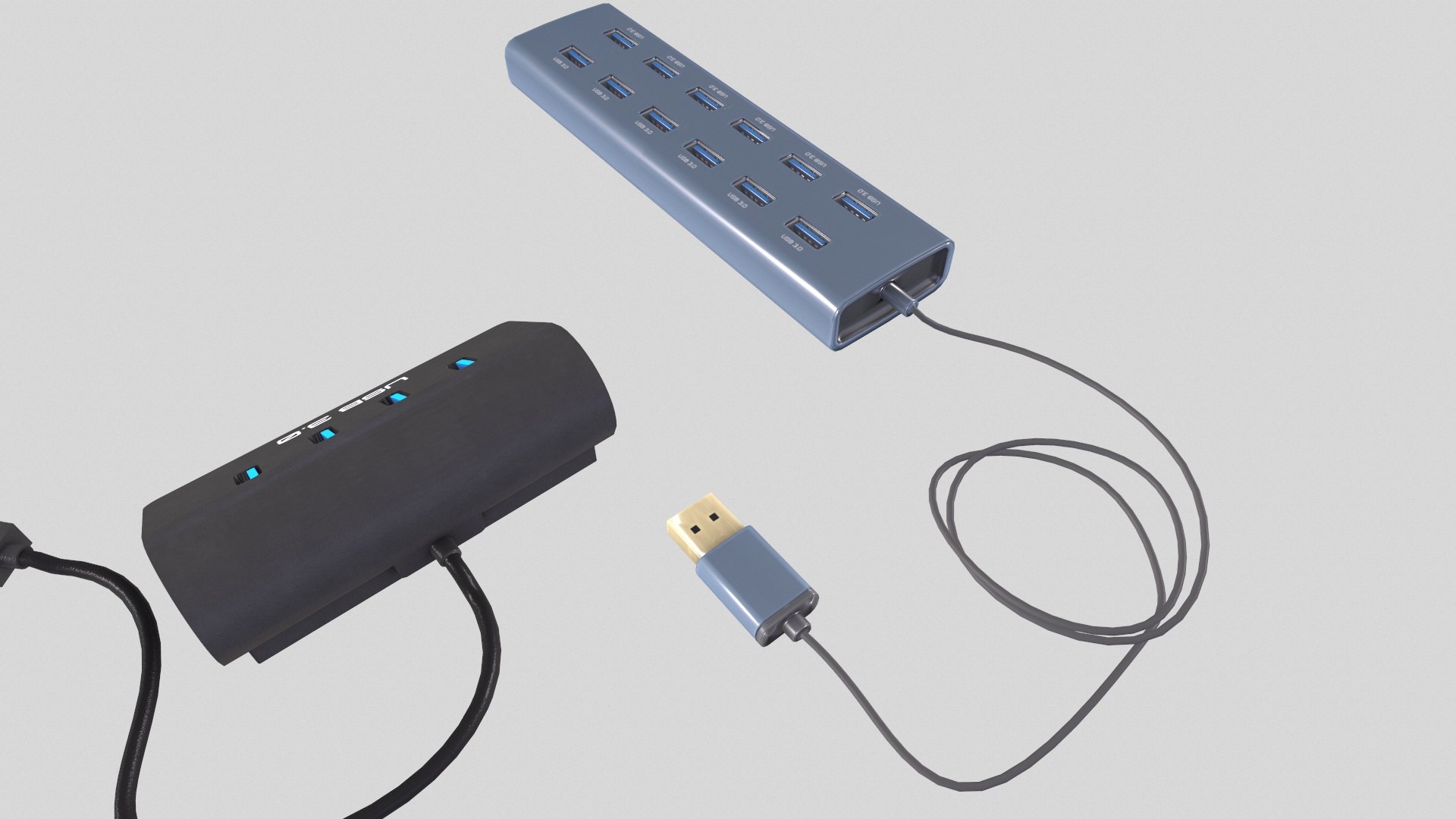 3D Plugable USB Port Hub - TurboSquid 2485139