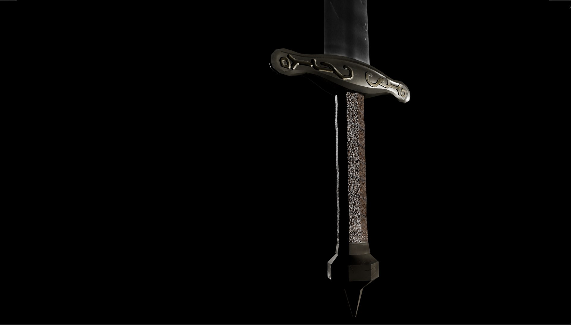 Medieval Sword Game-Ready Model1 3D Model - TurboSquid 2258258