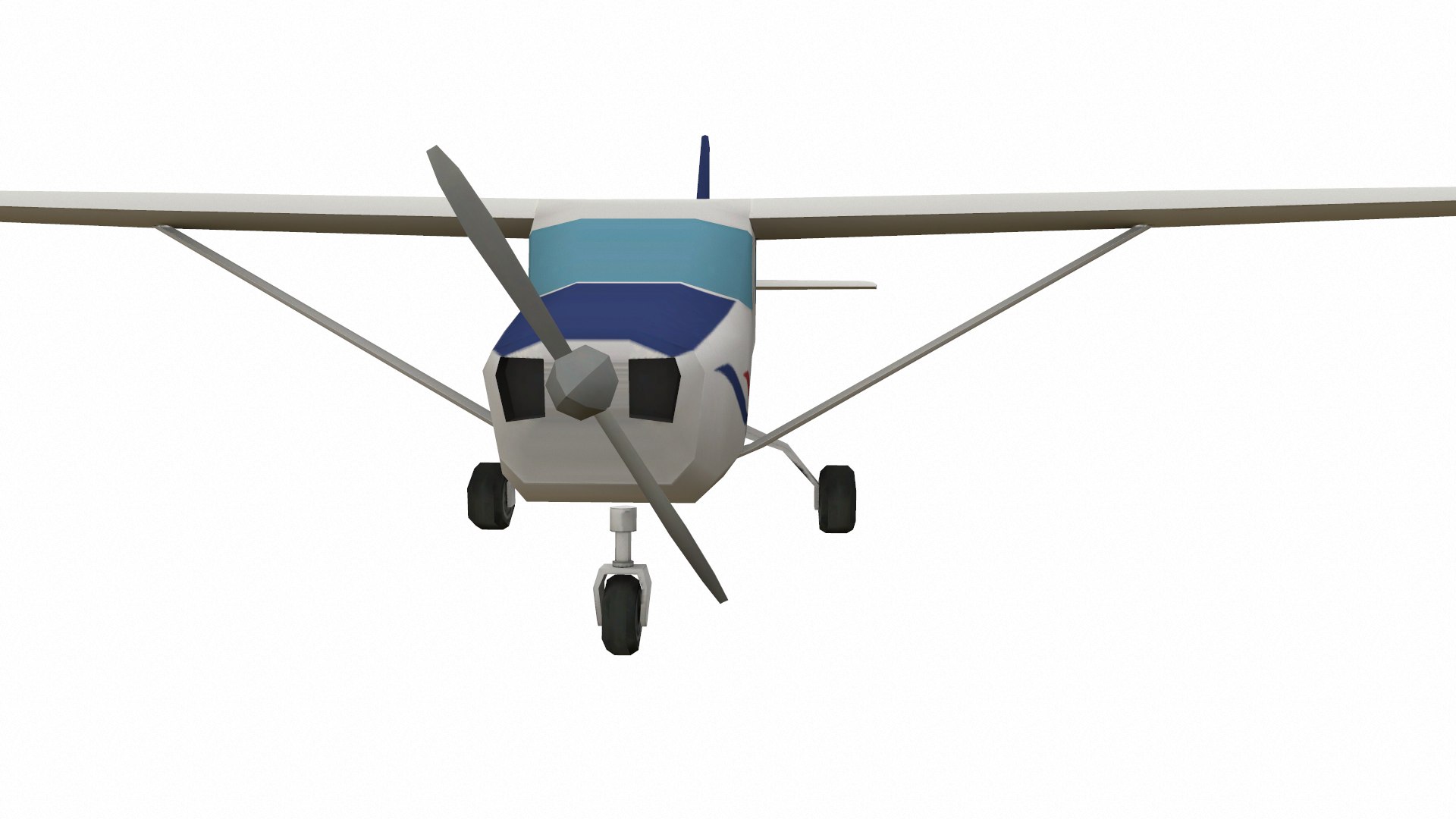 Free 3D Airplane Low-poly Plane - TurboSquid 1601885
