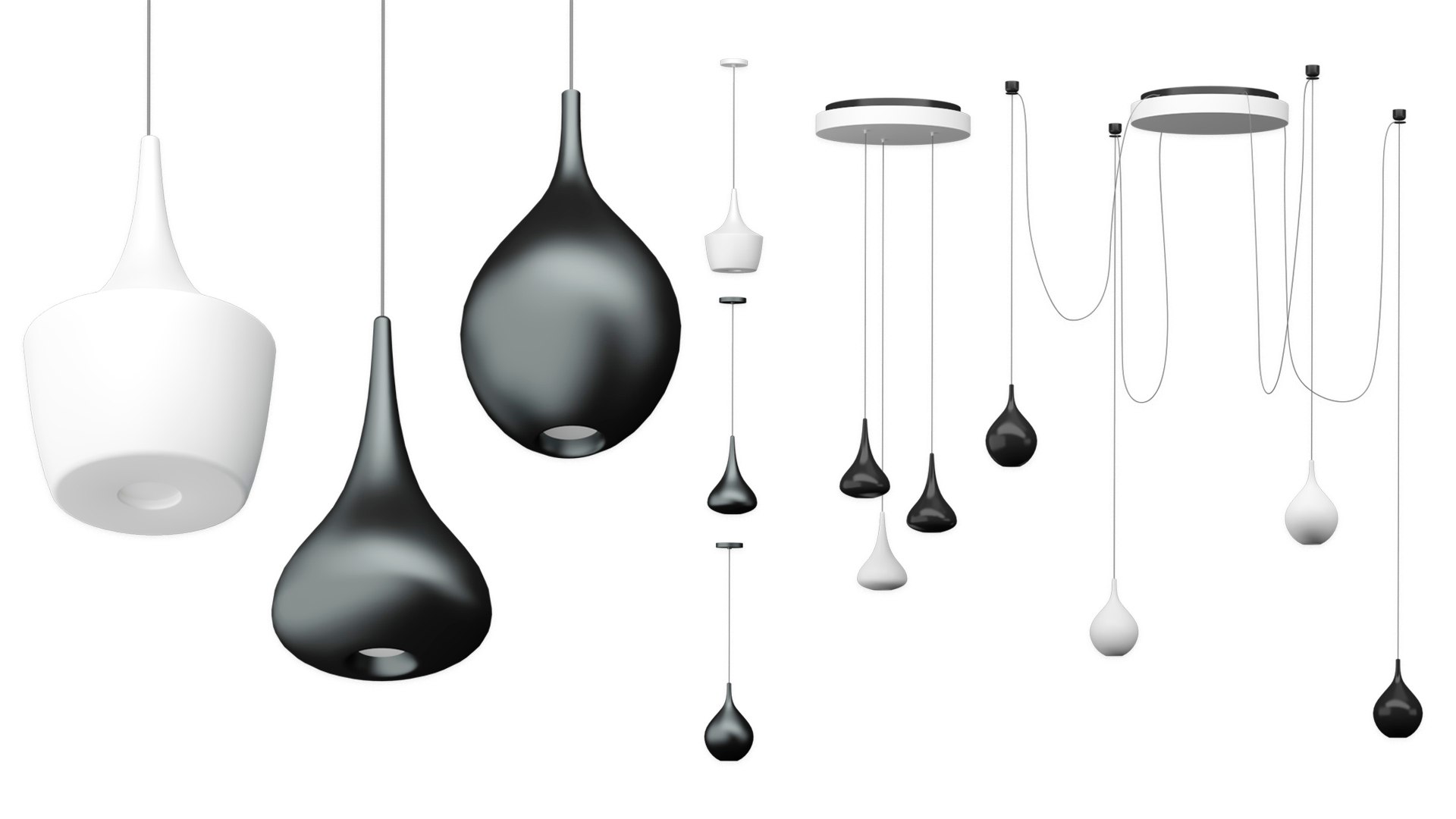 Intra Lighting BIBA Pendant Lamp Model - TurboSquid 1877021