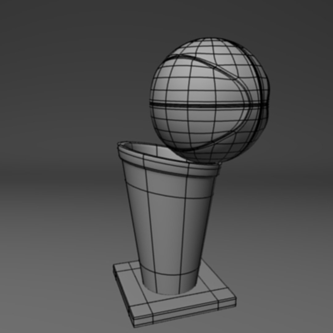 3d Basketball Trophy
