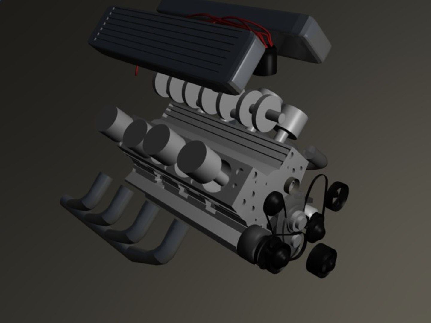 3d 3ds V8 Engine