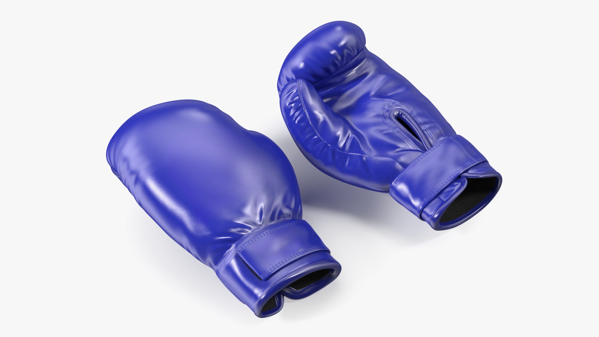 3D Blue Boxing Gloves - TurboSquid 2151827