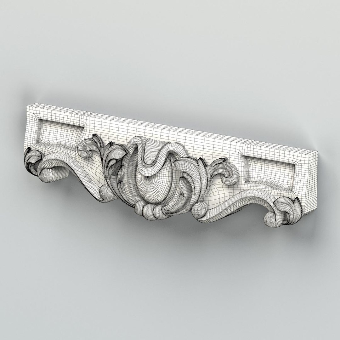 3d Model Carved Underframe