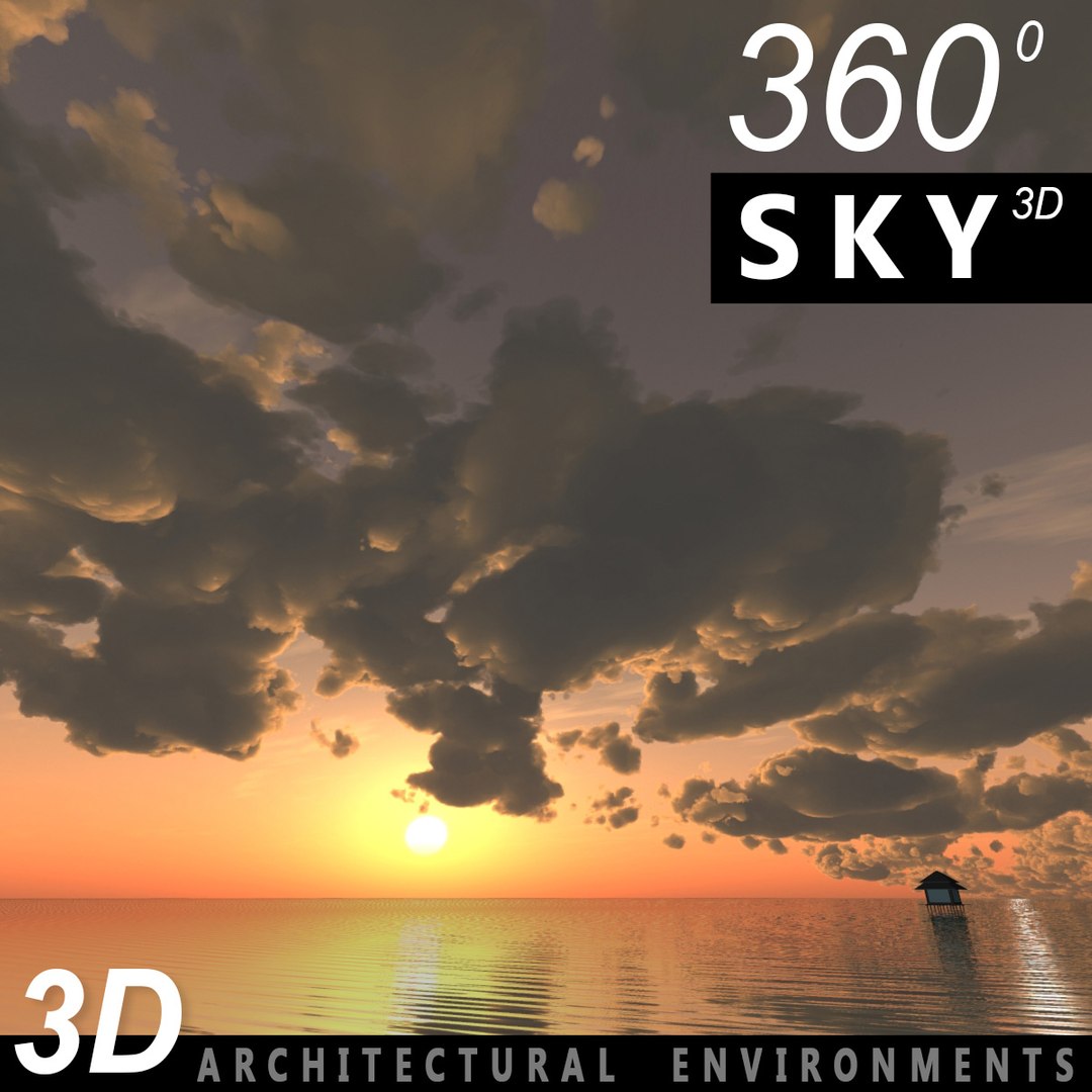 3ds max sky clouds