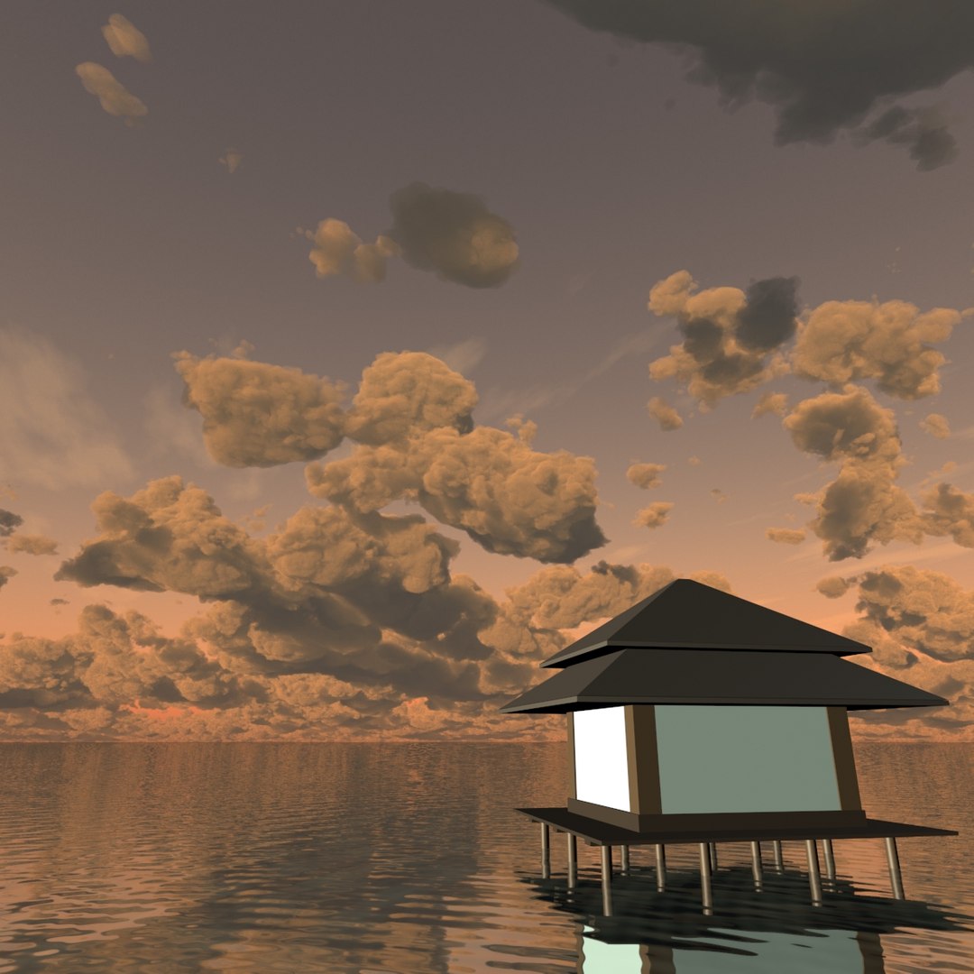 3ds max sky clouds