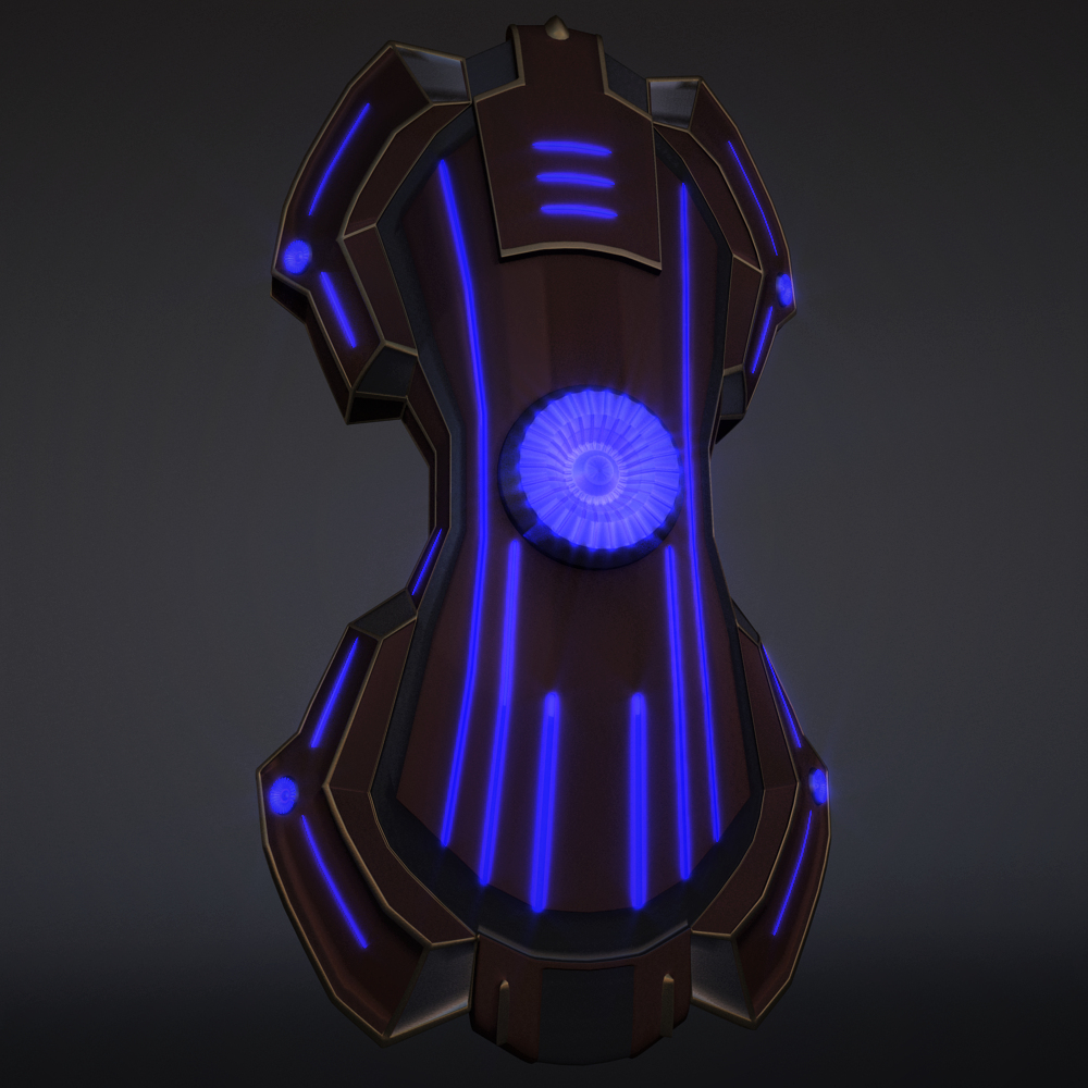 3D shield armor - TurboSquid 1422494