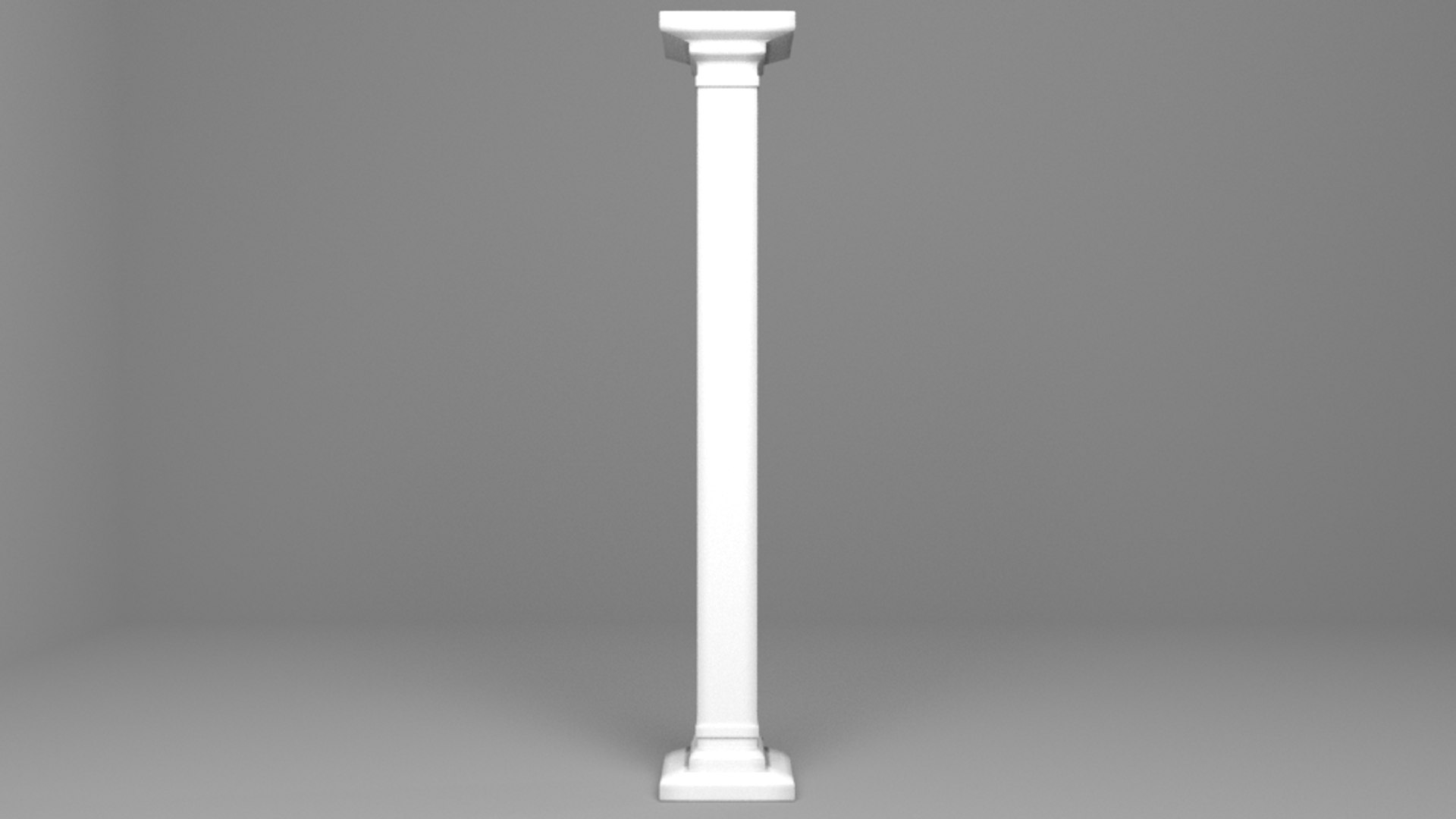 3D Model Pillar Rectangle 2 - TurboSquid 1572685